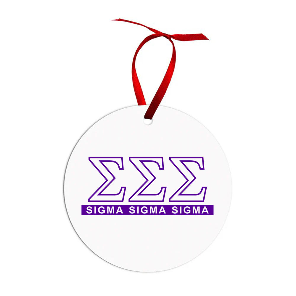 Sigma Sigma Sigma Classic Christmas Ornaments — GreekU