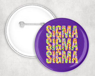 Sigma Sigma Sigma Sorority Buttons 4-Pack — GreekU