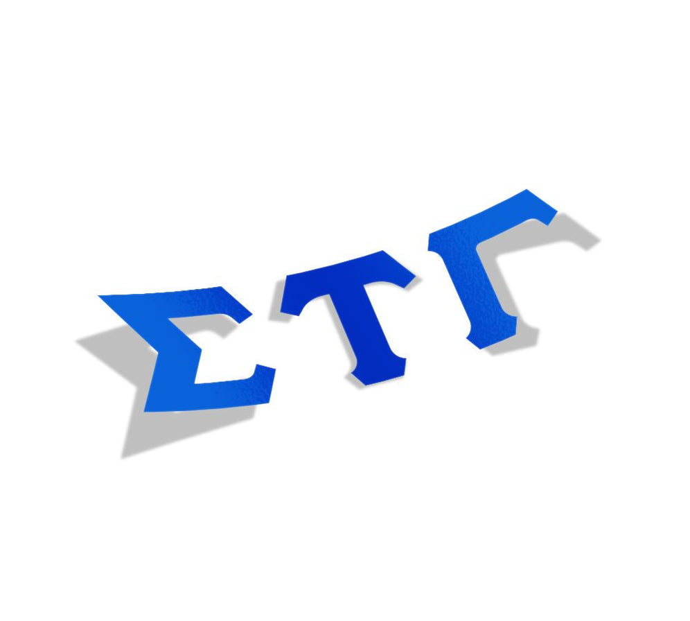 Sigma Tau Gamma Big Greek Letter Window Sticker Decal — GreekU