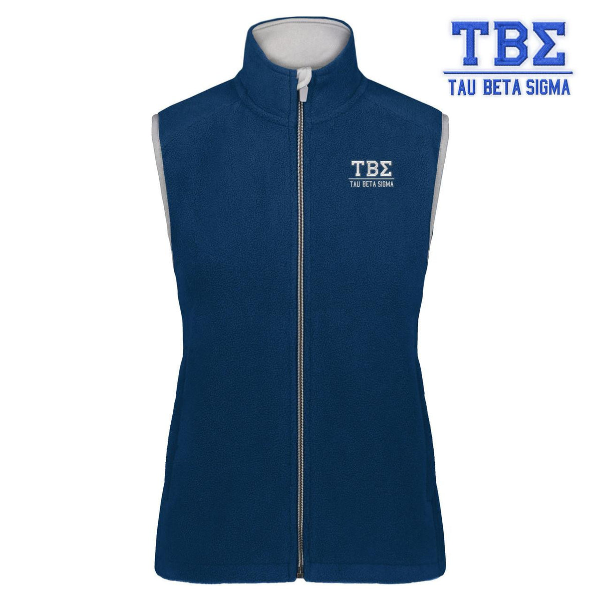 Tau Beta Sigma Chill Fleece Vest — GreekU