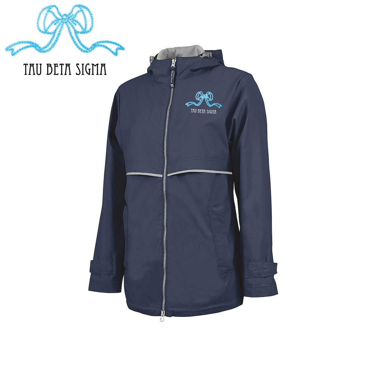 Tau Beta Sigma Tau Beta Sigma New Englander Bows Rain Jacket — GreekU