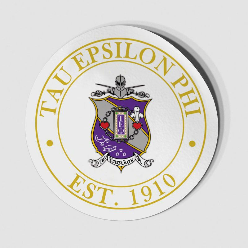 Tau Epsilon Phi Circle Crest - Shield Decal — GreekU
