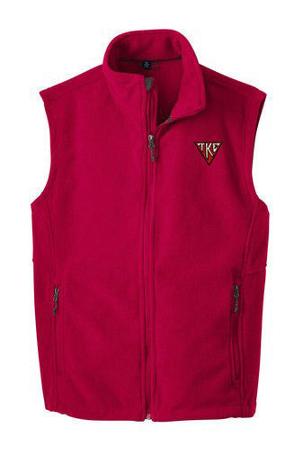Tau Kappa Epsilon Fleece House Plate Triangle Vest — GreekU