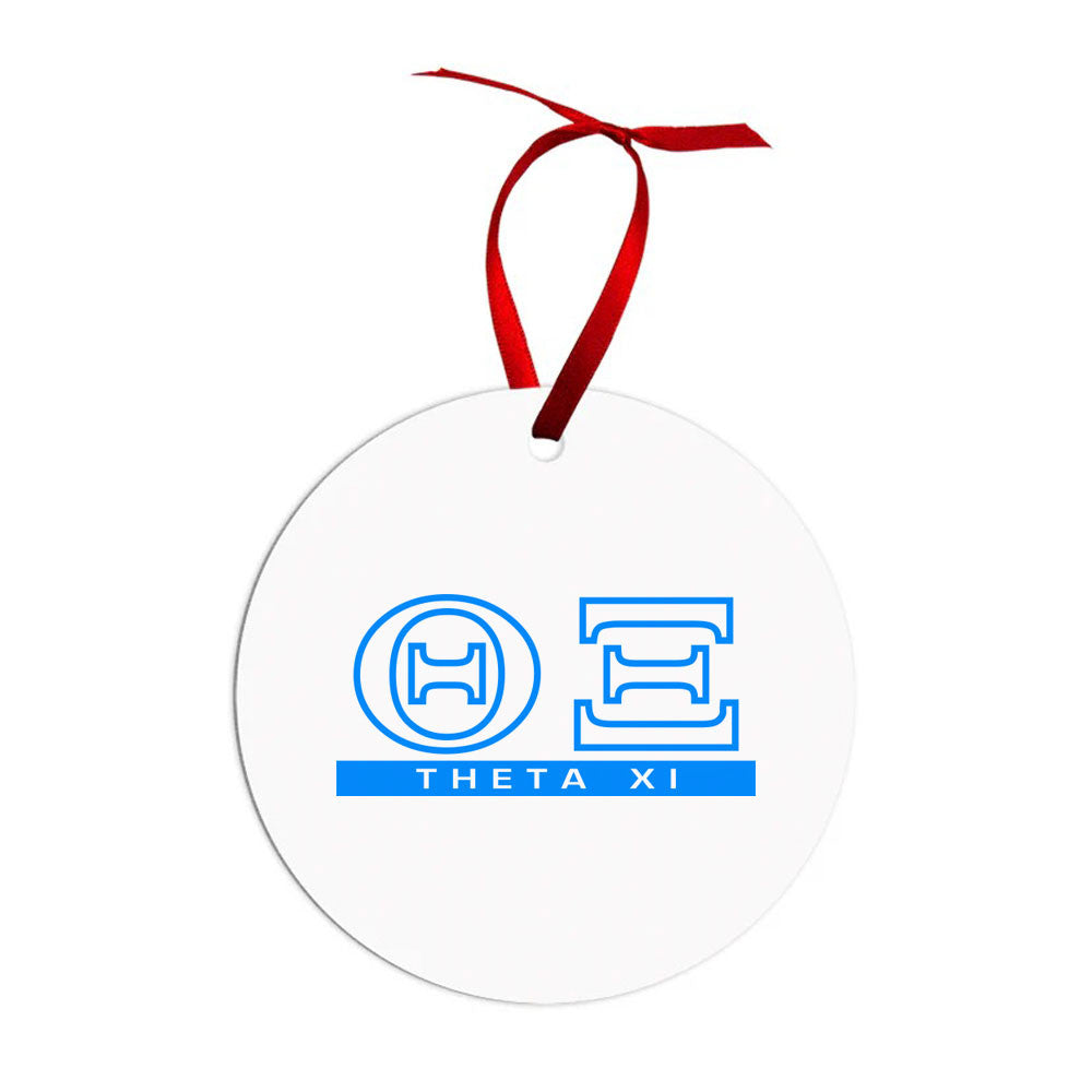Theta Xi Theta Xi Classic Circle Ornaments — GreekU