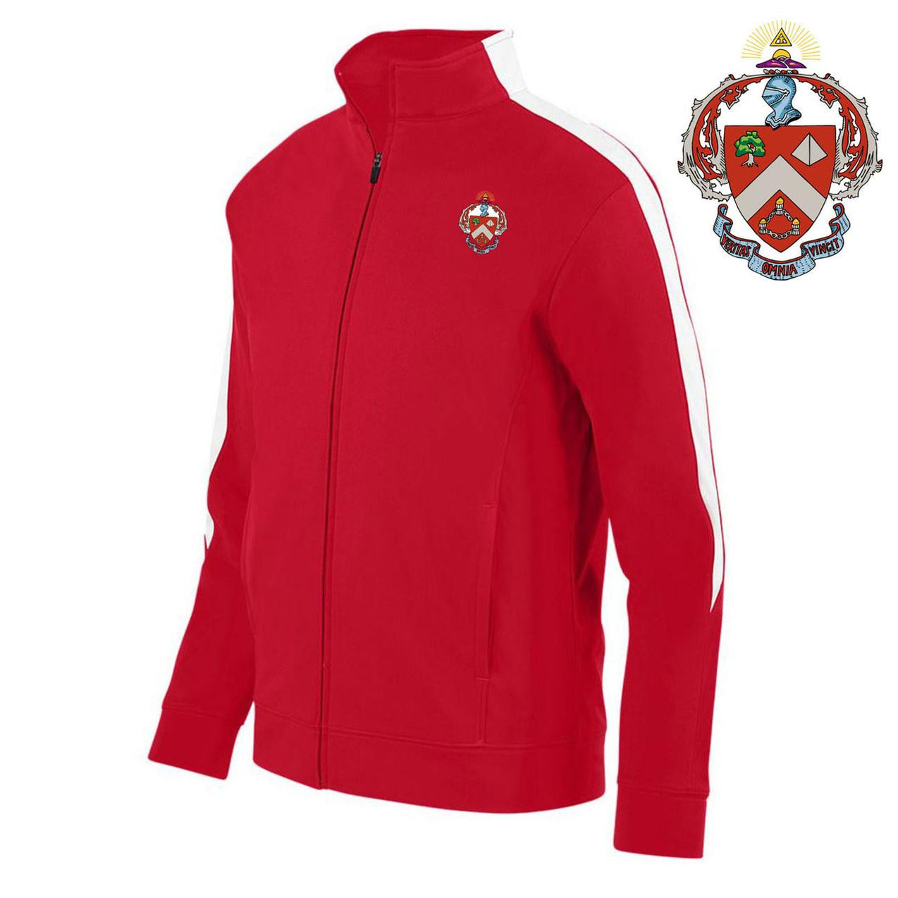 Triangle Fraternity Crest - Shield Medalist Track Jacket — GreekU