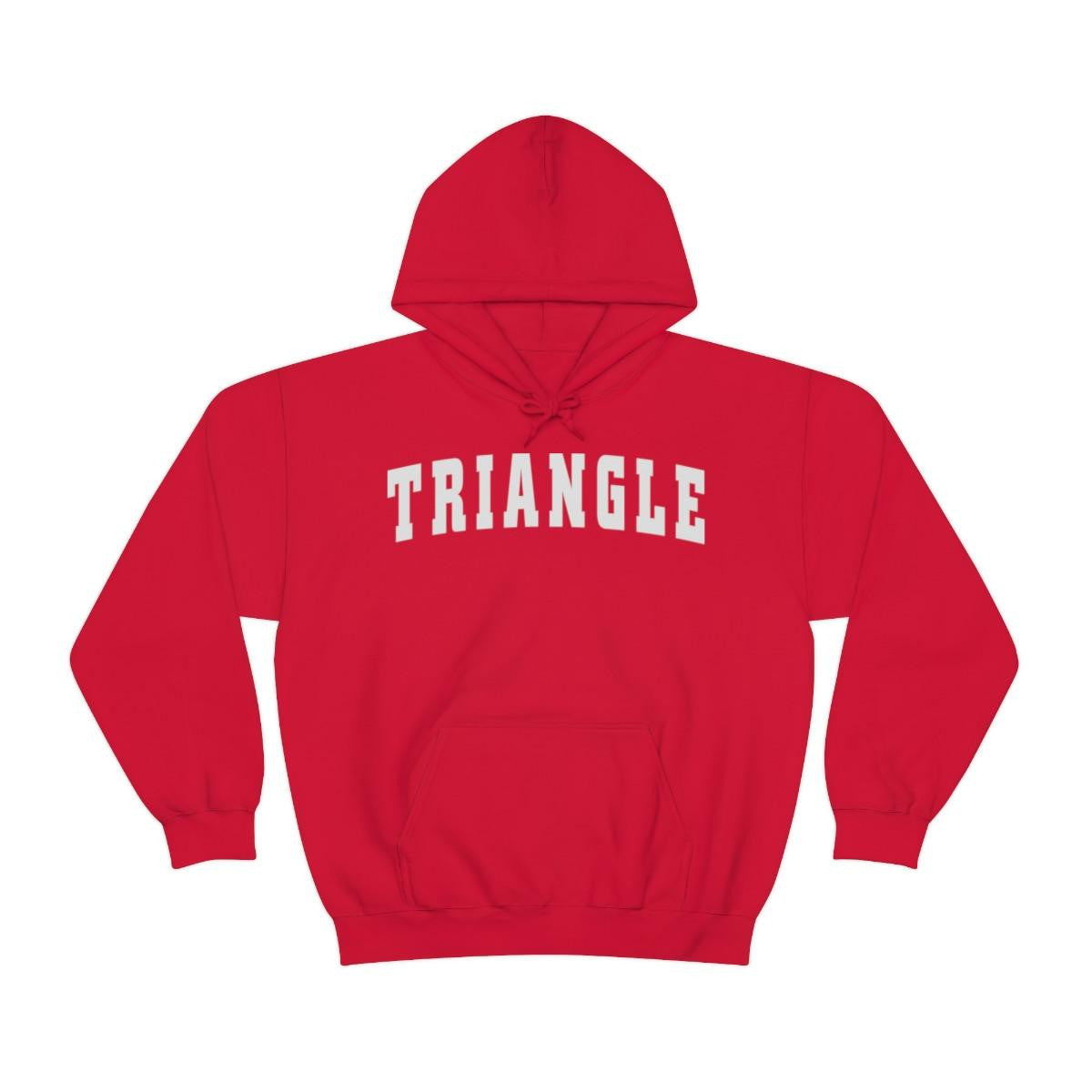 Triangle Letterman Hooded Sweatshirts — GreekU