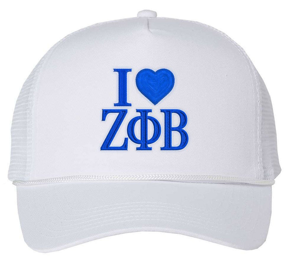 Zeta Phi Beta Zeta Phi Beta I Love Hat — GreekU