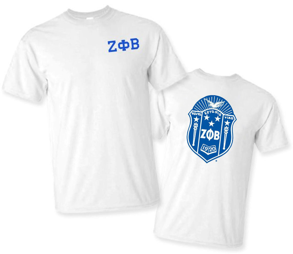 Zeta Phi Beta World Famous Crest T-Shirts — GreekU