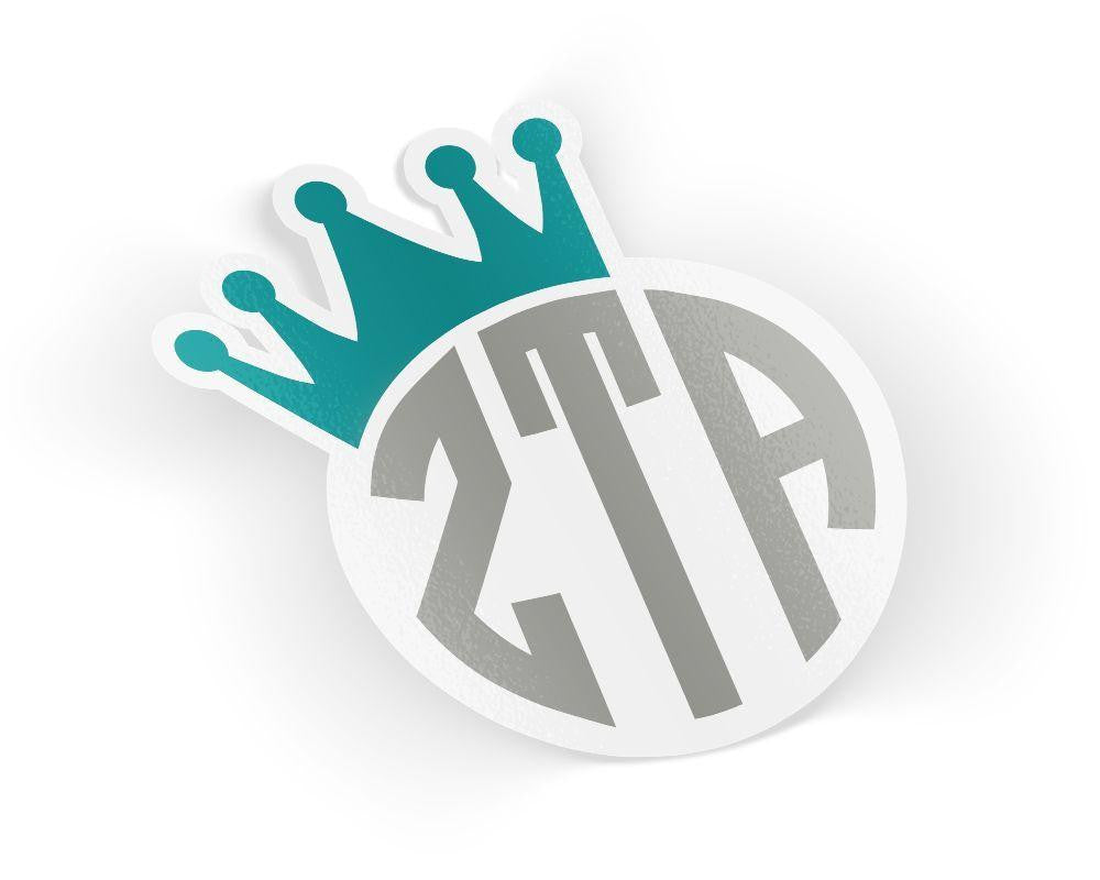 Zeta Tau Alpha Crown Decal — GreekU